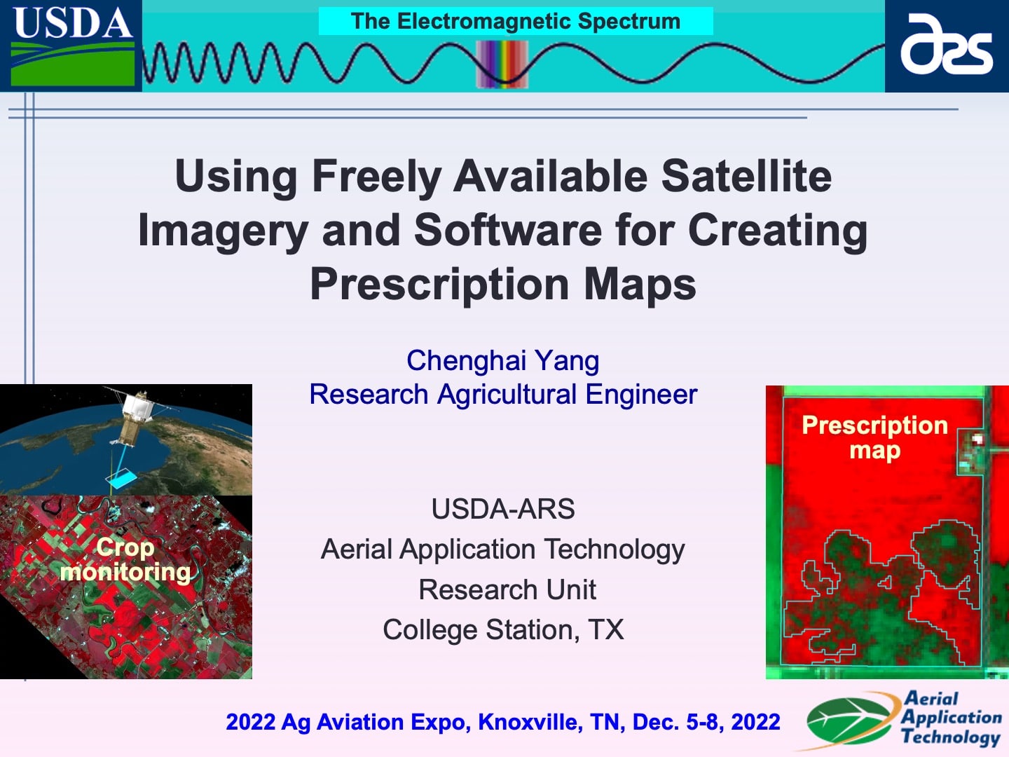 Aerial Application Technology Research Sessions - National Agricultural ...